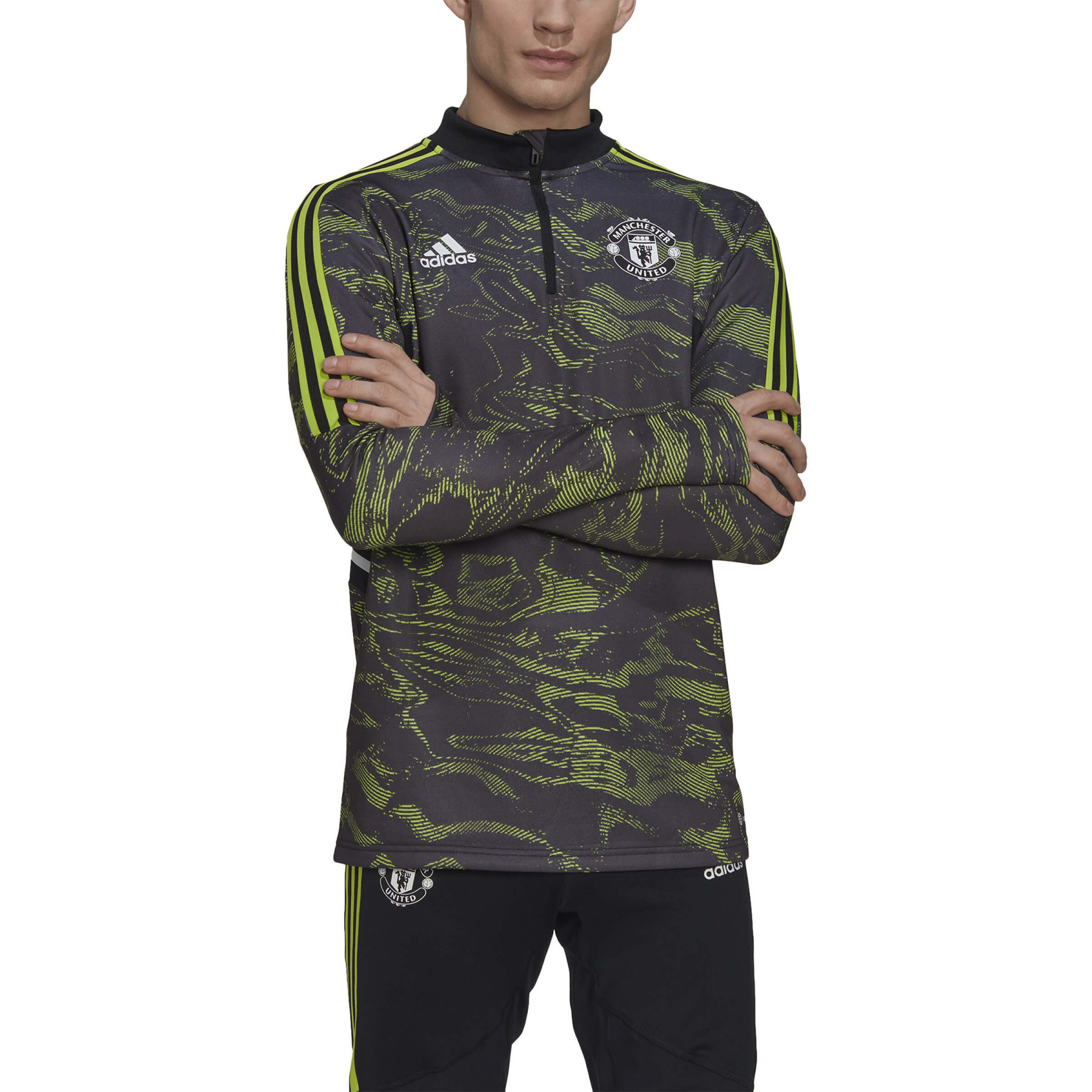 Adidas manchester united eu sweat entrainement camo 2022/2023