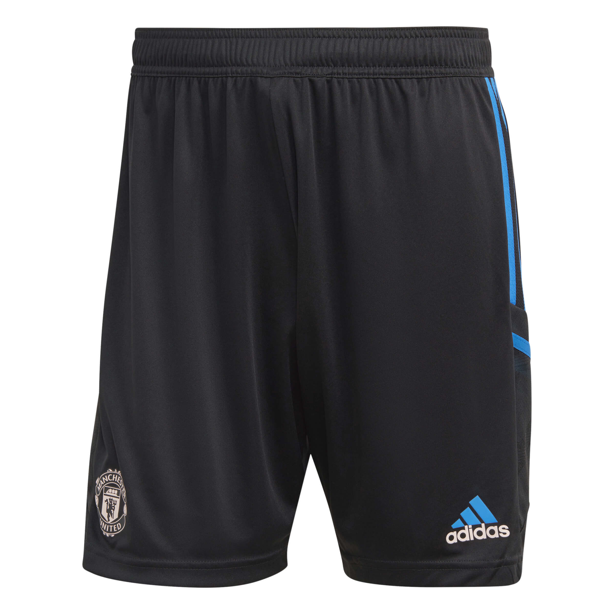 ADIDAS MANCHESTER UNITED SHORT ENTRAINEMENT NOIR/ROSE 2023 HT4299