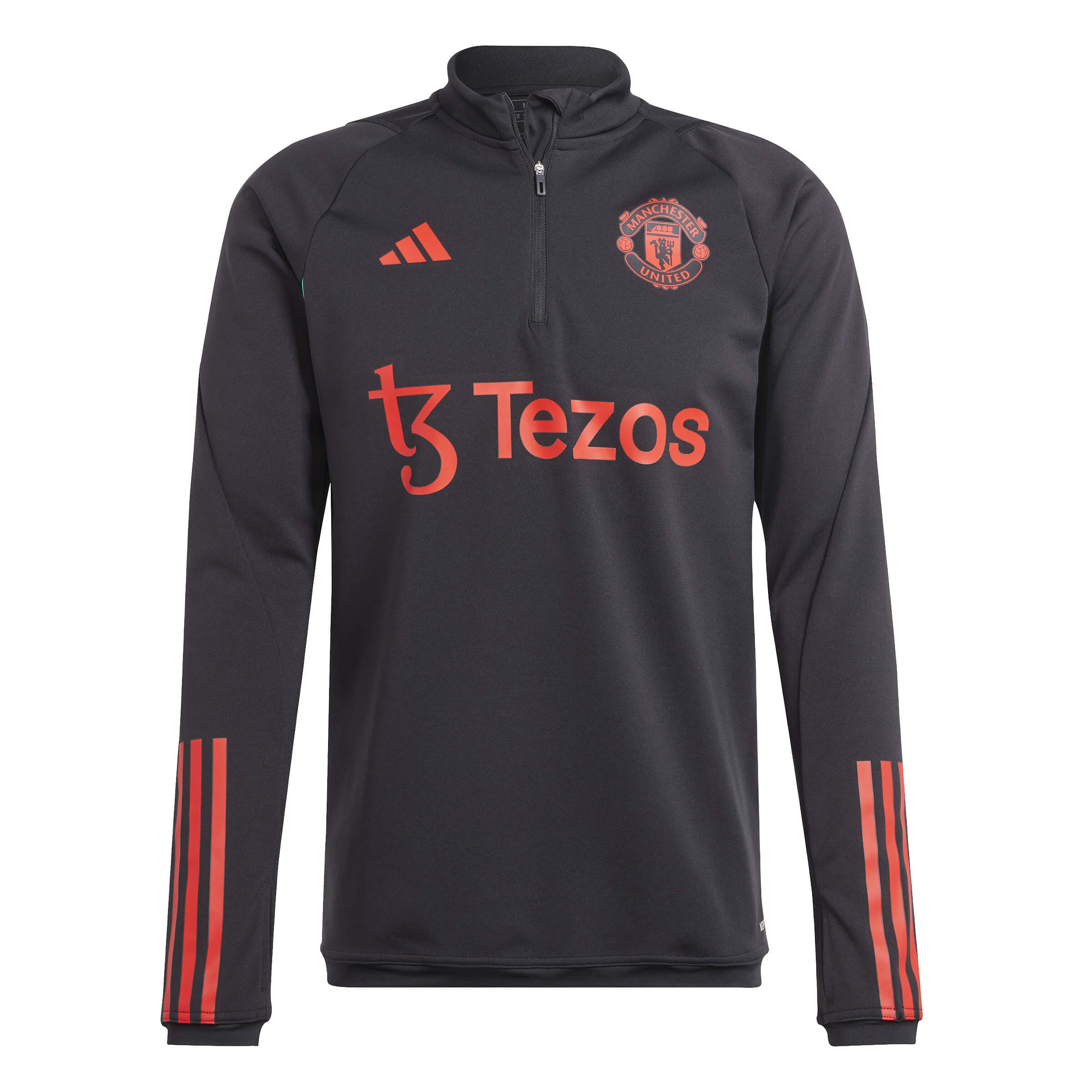 Adidas manchester united sweat entrainement noir 2023/2024